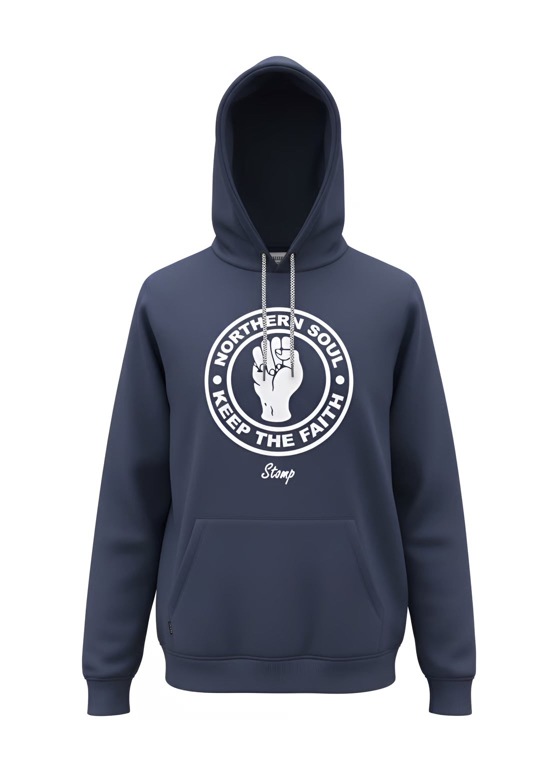 Northern Soul Hoody - Navy – STOMP CLOTHING