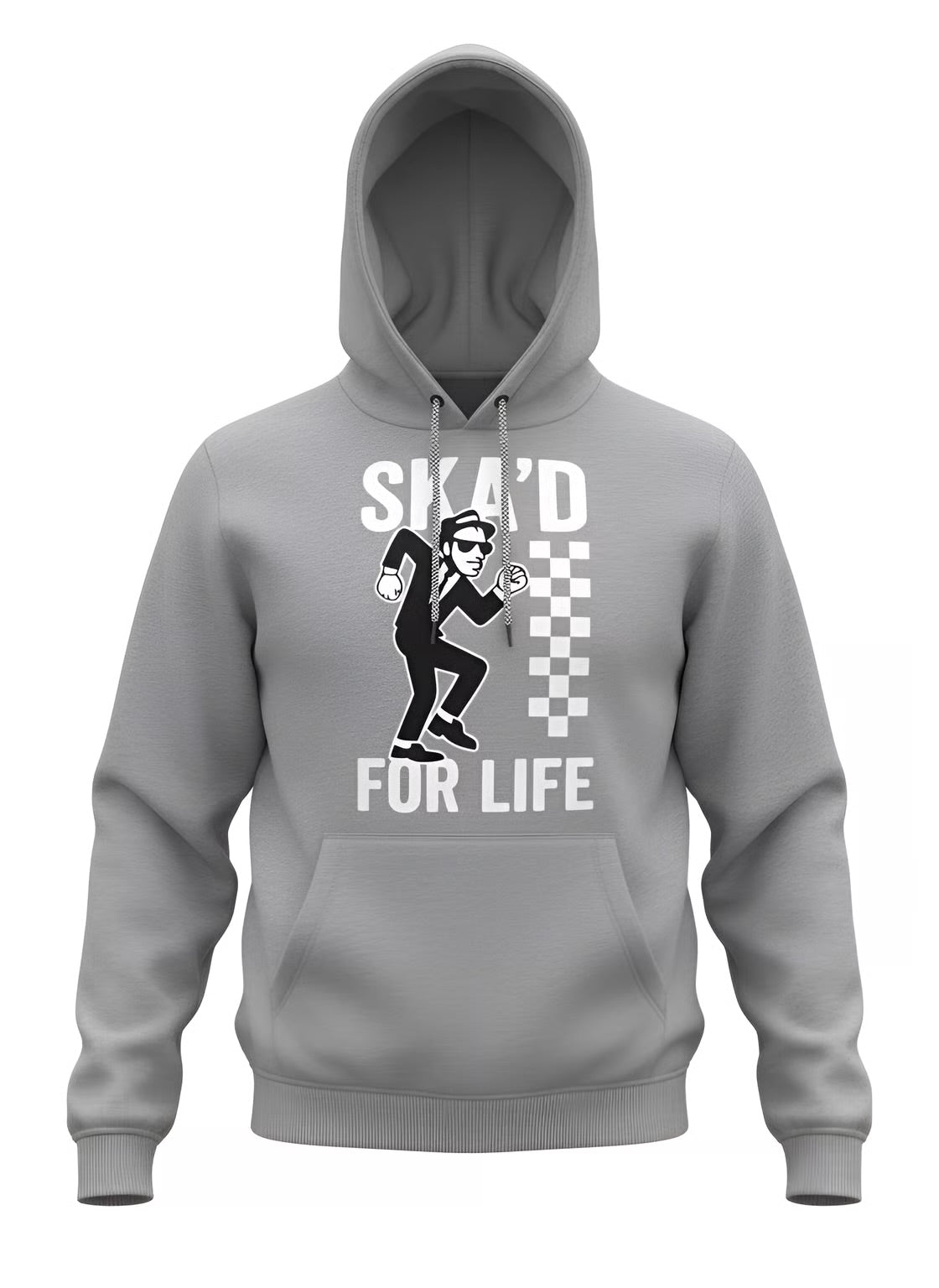 2025 Ska’d for life hoody - Grey – STOMP CLOTHING